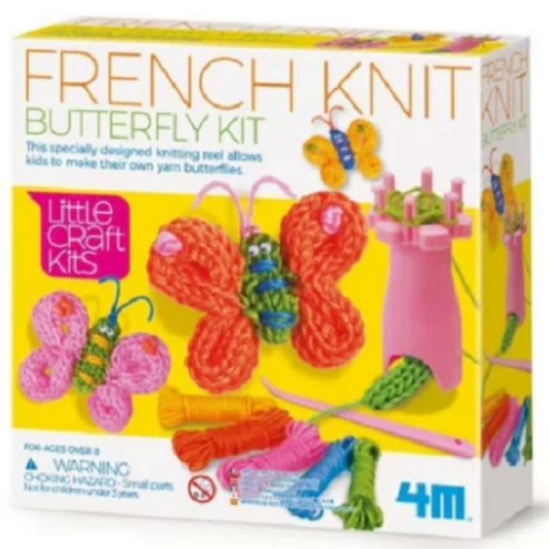 Jual 4m French Knit Butterfly Kit - Mainan Diy Edukasi Anak Membuat ...