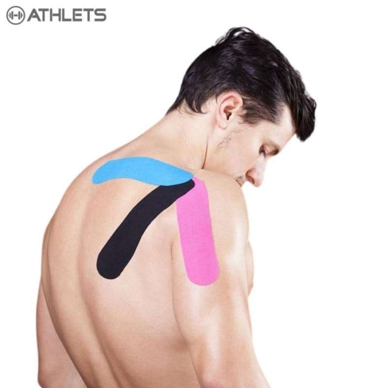 Jual Branded Athlets Kinesio Tape Plester Otot Muscle Tapg Kinesiology ...