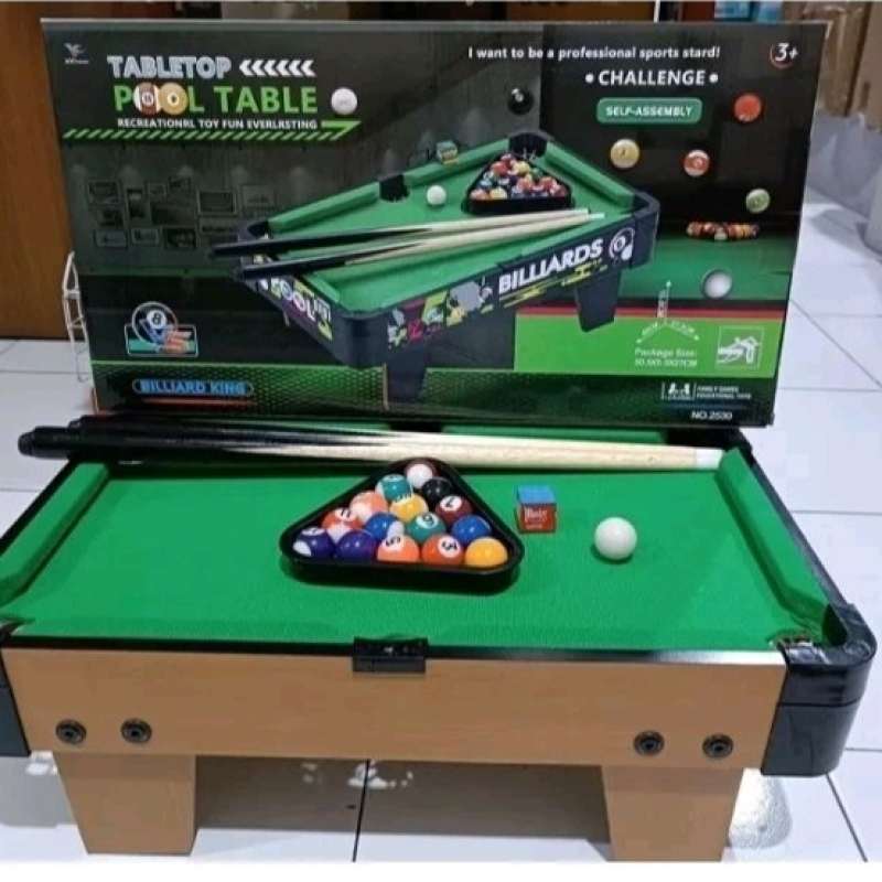 Jual Mainan Billiard Mini Anak Rumahan Indoor Meja Biliard Pool Game Di ...