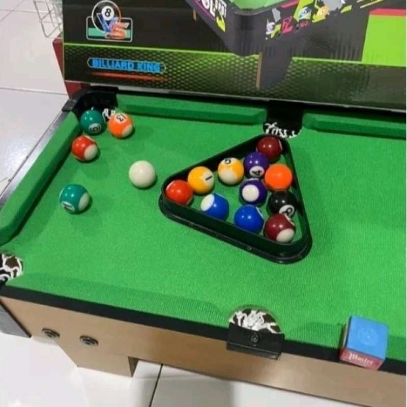 Jual Mainan Billiard Mini Anak Rumahan Indoor Meja Biliard Pool Game Di ...