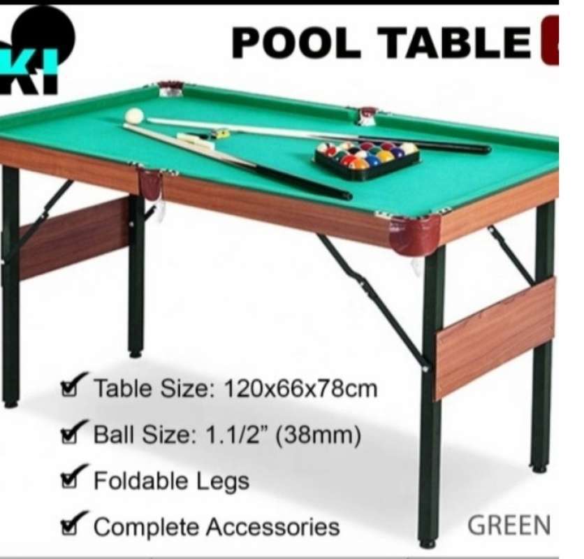 Jual Meja Billiard Murrey Pool Table 4-ft 4 Feet Mdf Biliar Billiar Di ...