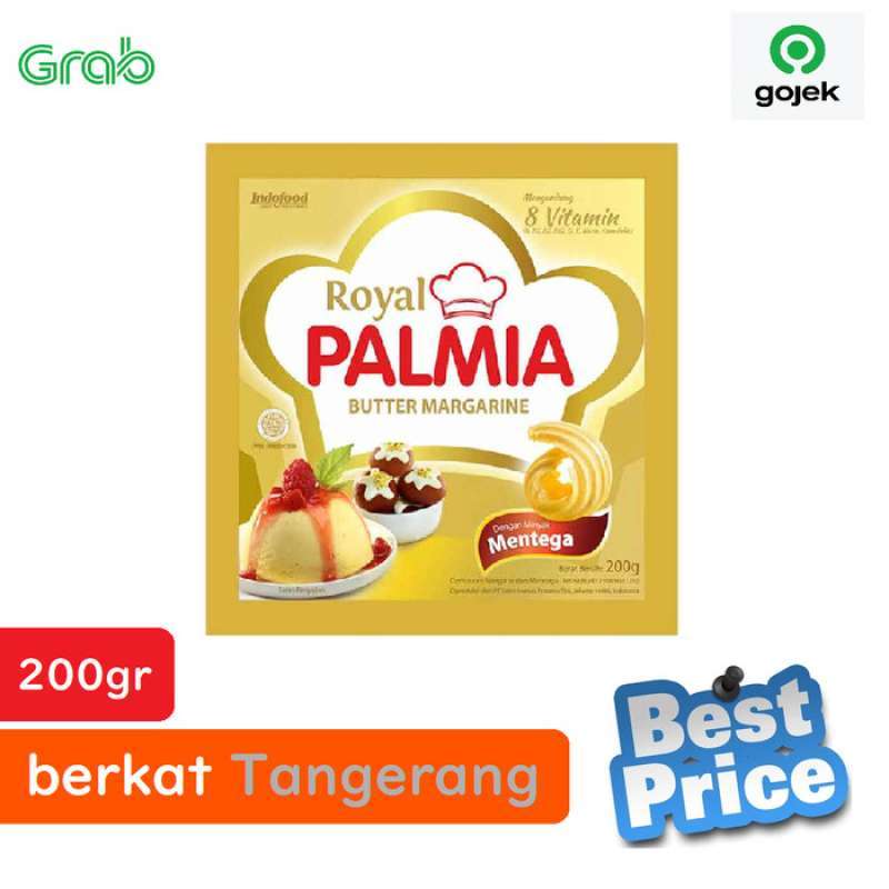 Promo Palmia Royal Butter Margarine Dus 200gr X 60 Sachet Diskon 23% Di ...