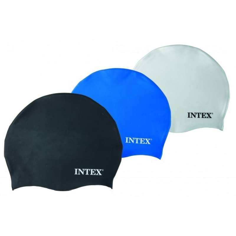 Jual Intex Silicone Swim Cap. Topi Renang Silikon Anak - Putih Di ...