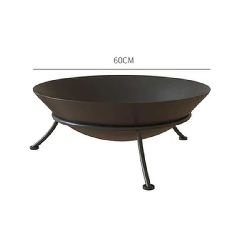 Jual 60cm Steel Large Fire Bowl Cast Iron Firepit Modern Fire Pit Gard ...