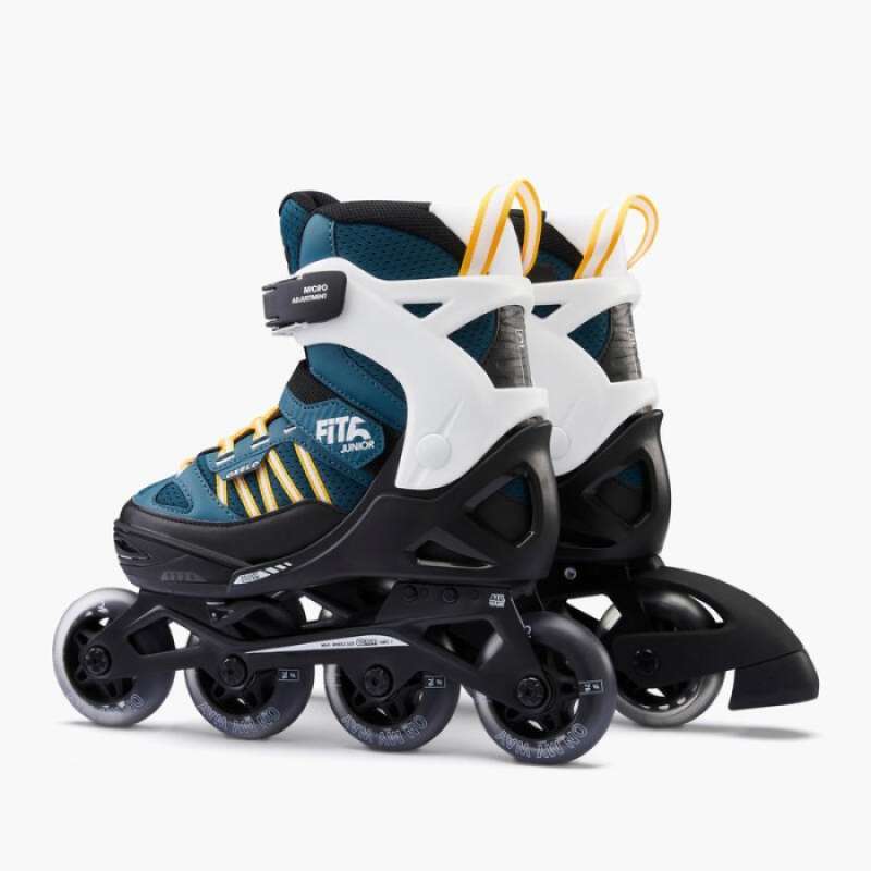 Jual Decathlon Oxelo Kids' Inline Skates Fit 5 Jr - Racing Blue ...