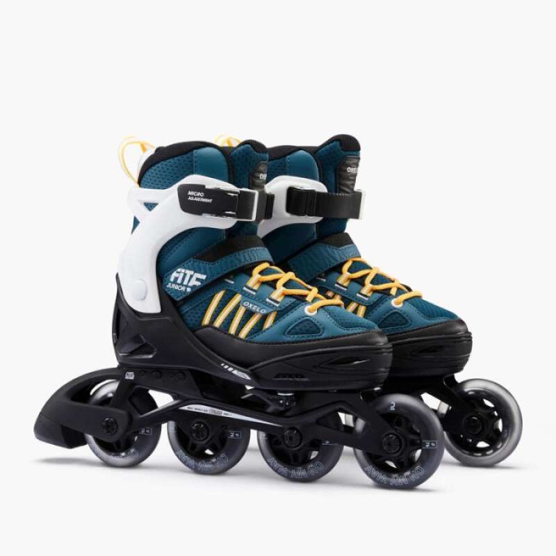 Jual Decathlon Oxelo Kids' Inline Skates Fit 5 Jr - Racing Blue ...