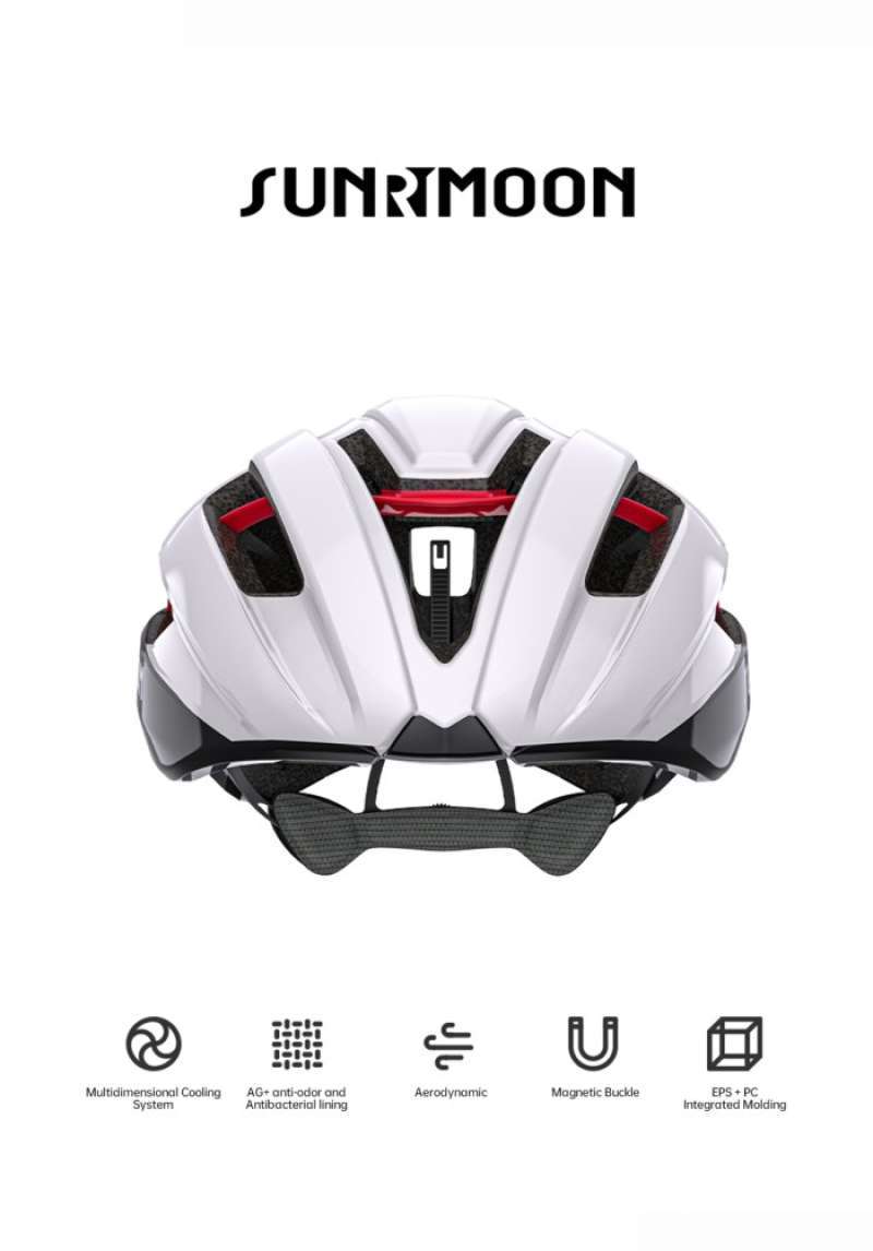 Jual Helm Sunrimoon Uriel Ts-100 Roadbike Cycling Helmet Sepeda - White ...