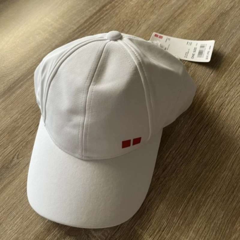 Jual Uniqlo Kei Nishikori Tennis Cap White Limited Japan Topi Tenis ...