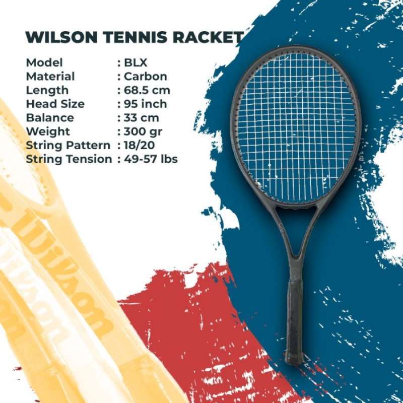 Jual Raket Tennis Wilson Original Sudah Terpasang Senar Free Tas ...