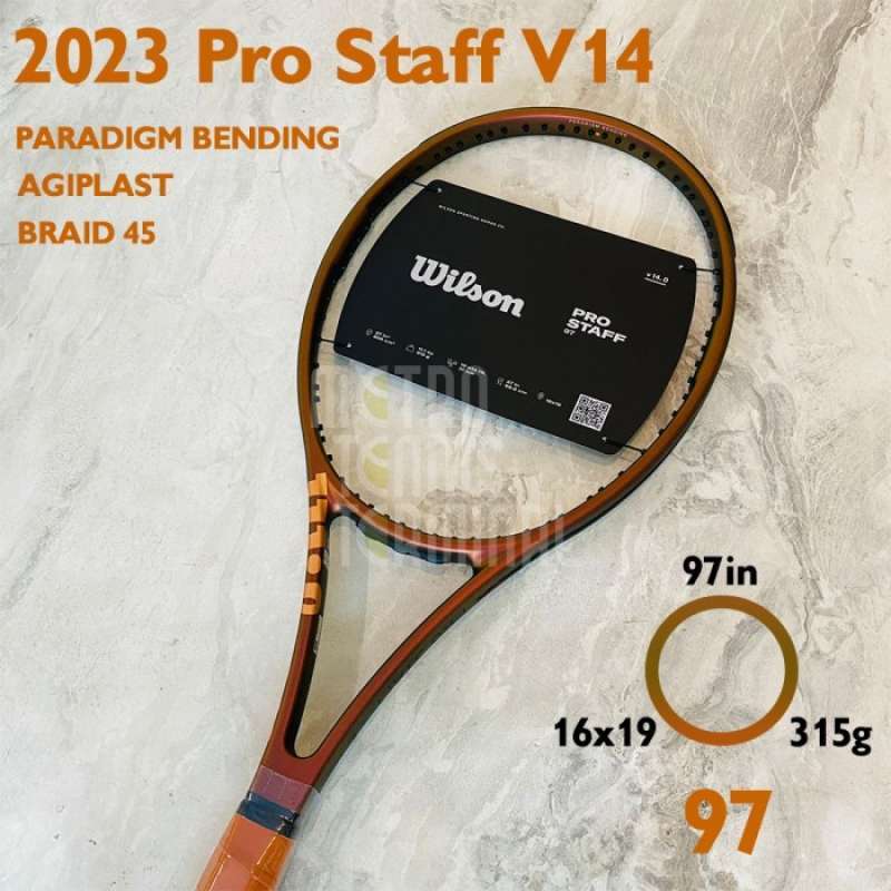 Jual Wilson Pro Staff V14 97 / 97l / 97ul / Rf97 / X / Team ( Raket Tenis ) - Six One 100 Di ...