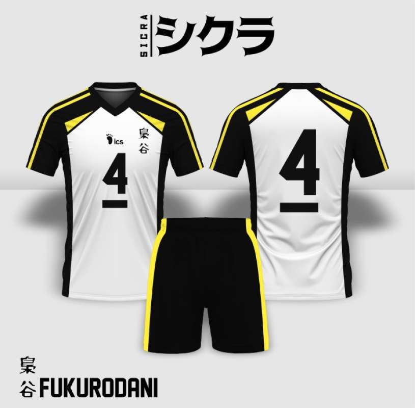 Jual Haikyuu !! Jersey Anime Haikyuu !! Fukurodani Cosplay Bola Manga ...