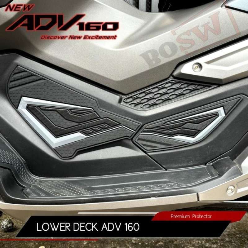 Jual Aksesoris Motor Adv 160 Bosw Side Pad Protector Bahan Karet ...