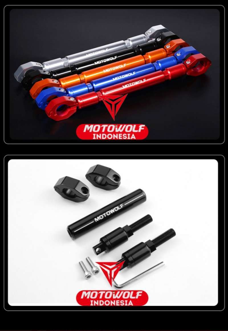 Jual Stabilizer Stang Motor Crossbar Motowolf Balancer Universal 3505 ...