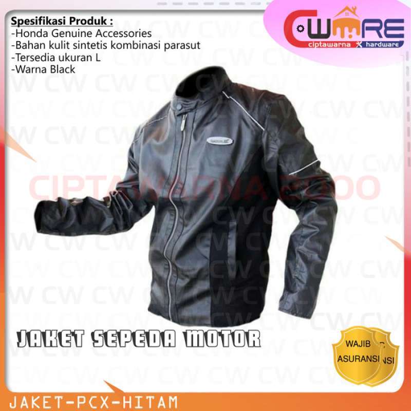 Promo Jaket Pengendara Motor Honda Pcx One Heart Original Ahm - Kulit ...