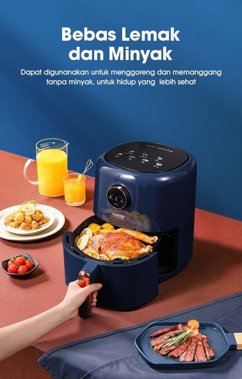 Promo Air Fryer 4l No Oil Frying Machine Menggoreng Tanpa Minyak Samono ...