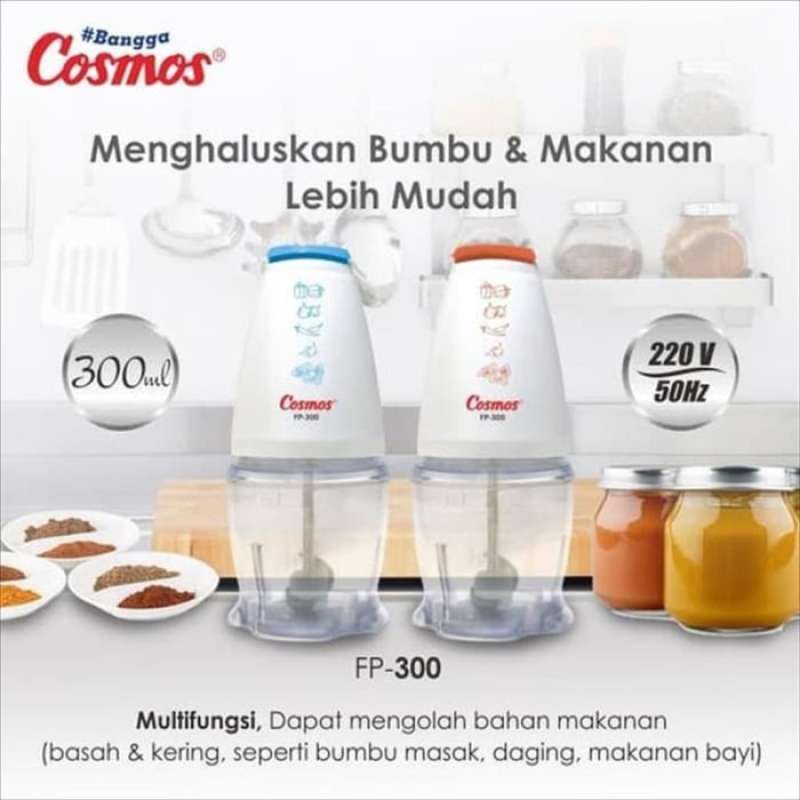 Jual Cosmos Chopper Fp300 Food Processor Blender Mini [garansi Resmi] Di Seller Belanja-id ...