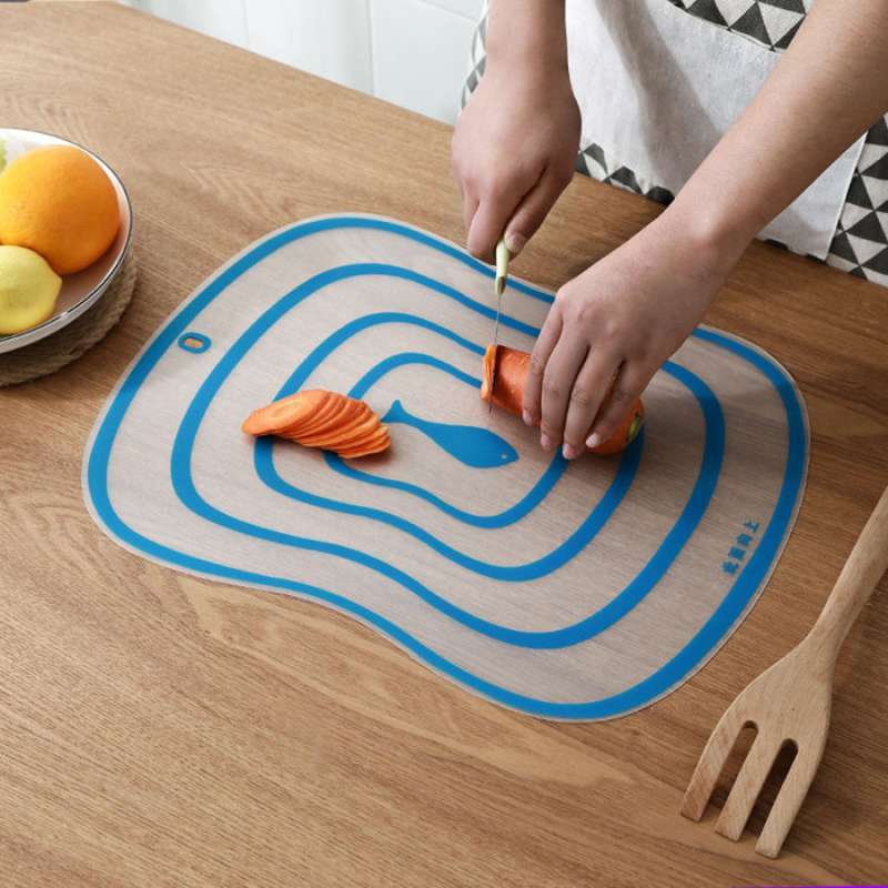 Jual Talenan Dapur Plastik Tipis Transparan Alas Potong Cutting Board ...