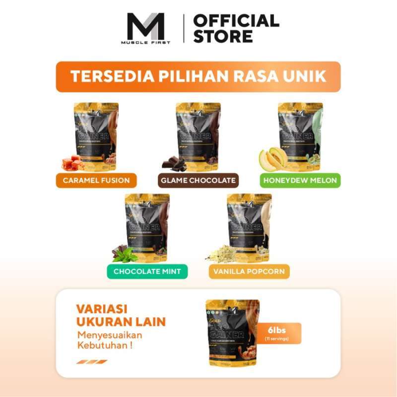 Jual Muscle First Pro Gainer 2lbs/900gr - Mass Gainer Susu Protein ...