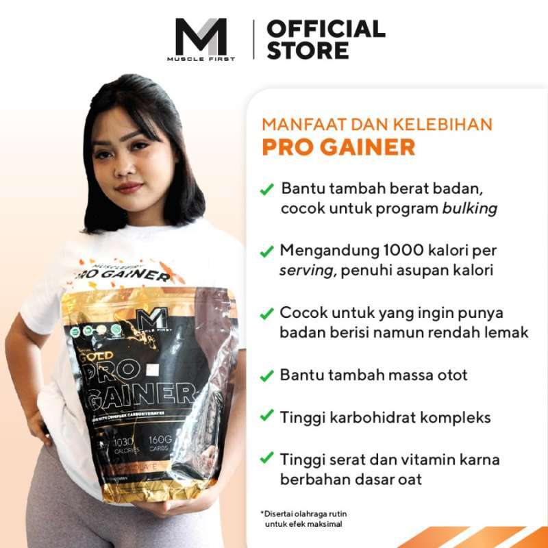 Jual Muscle First Pro Gainer 12lbs/5400gr Mass Gainer Susu Protein ...