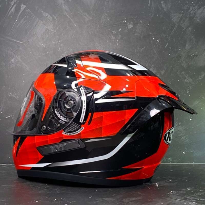 Jual Helm Kyt K2 Diamond Black Red - Full Face - Double Visor ...