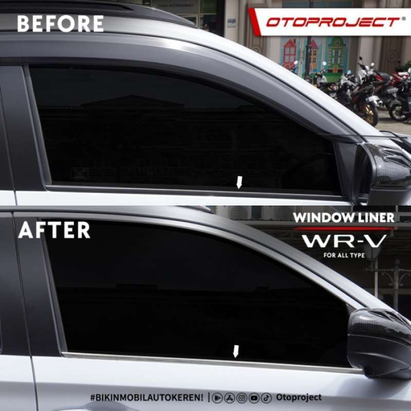 Jual List Kaca Jendela Window Liner Honda Wrv 2022 Stainless Otoproject ...