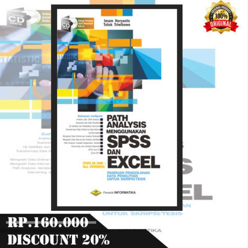 Promo Termurah Original Buku Path Analysis Menggunakan Spss Dan Excel + Cd Diskon 23% Di Seller ...