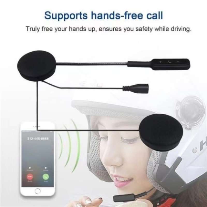 Jual Handsfree Bluetooth Helm Wireless Mh01 Helmet By Headset Di Seller ...