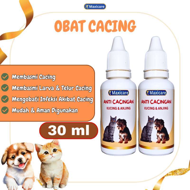 Jual Obat Cacing Kucing Cair - Membasmi Semua Jenis Cacing - Catyzole ...