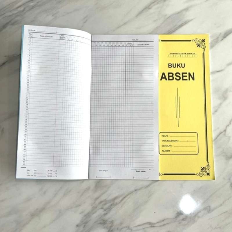 Jual Nikiko Buku Absen Polos Warna Buku Absensi Siswa Di Seller Jete Store - Cengkareng Timur ...