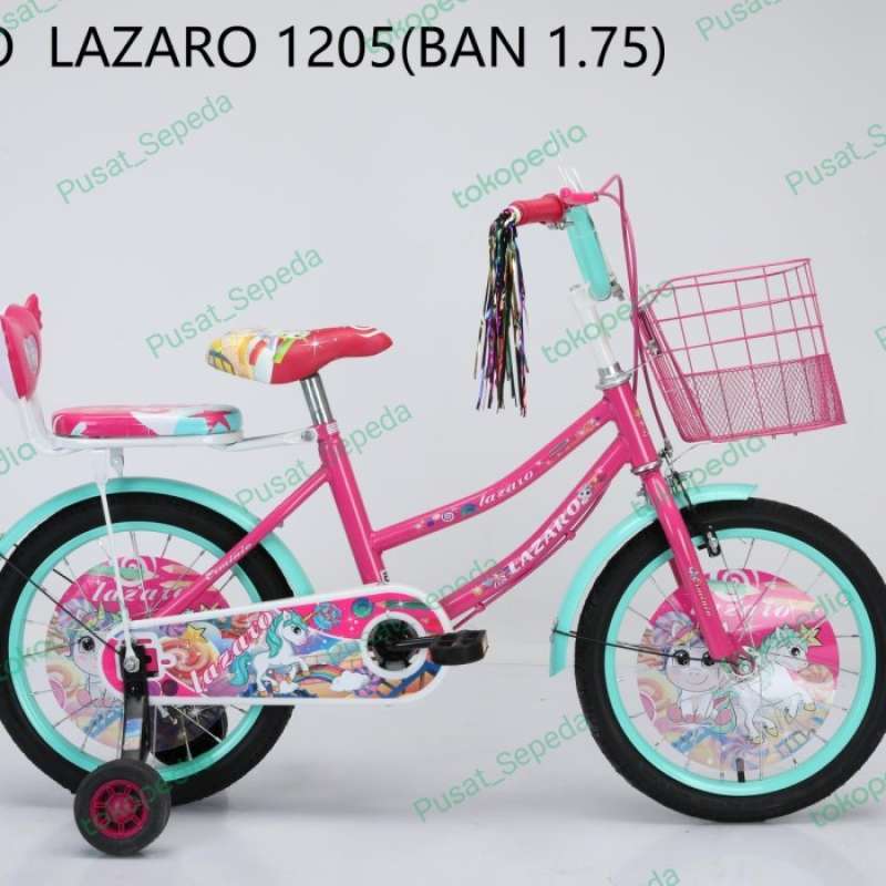 Promo Sepeda Mini Anak 16,warna Cerah Untuk Anak 4 Sd 8 Th - Merah Muda ...