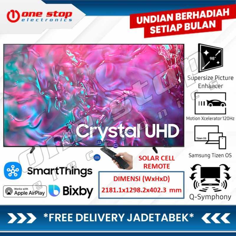 Jual [garansi Resmi] Samsung 98du9000 / Du9000 Crystal Uhd 4k Tizen Os Smart Tv 98 Inch ...