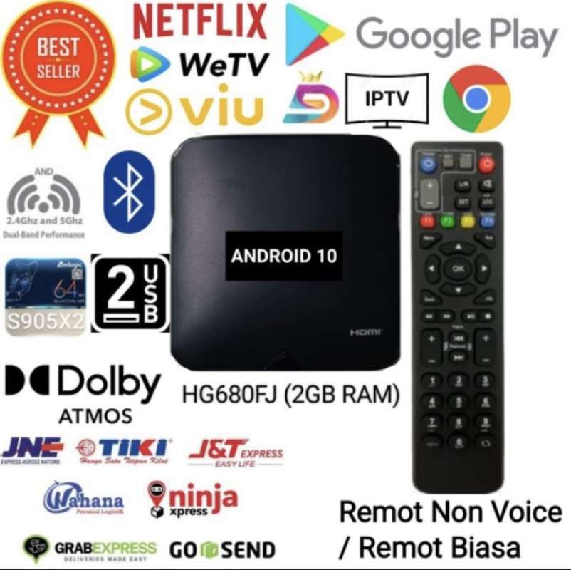 Jual Android Tv Box Os 10 Google Voice Di Seller Jete Store ...