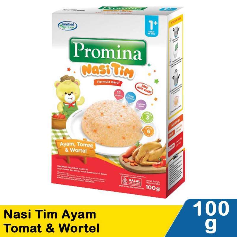 Jual Promina Nasi Tim Ayam Tomat Wortel 1+ Di Seller Anekakidsbaby ...