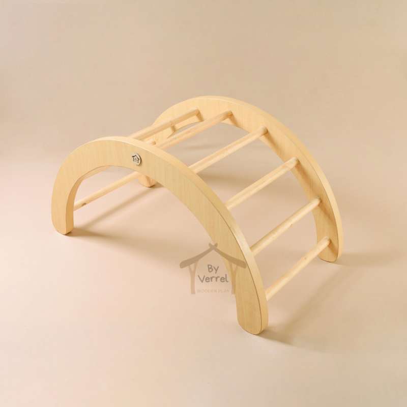 Promo Pikler Triangle + Climbing Arch Set [premium] /mainan Tangga Kayu ...