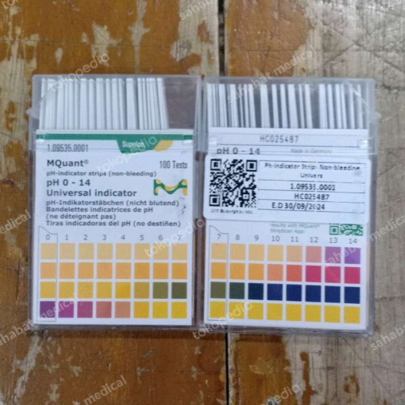 Promo Kertas Ph Merck Universal Ph 0-14 / Lakmus / Merck / Ph Paper ...