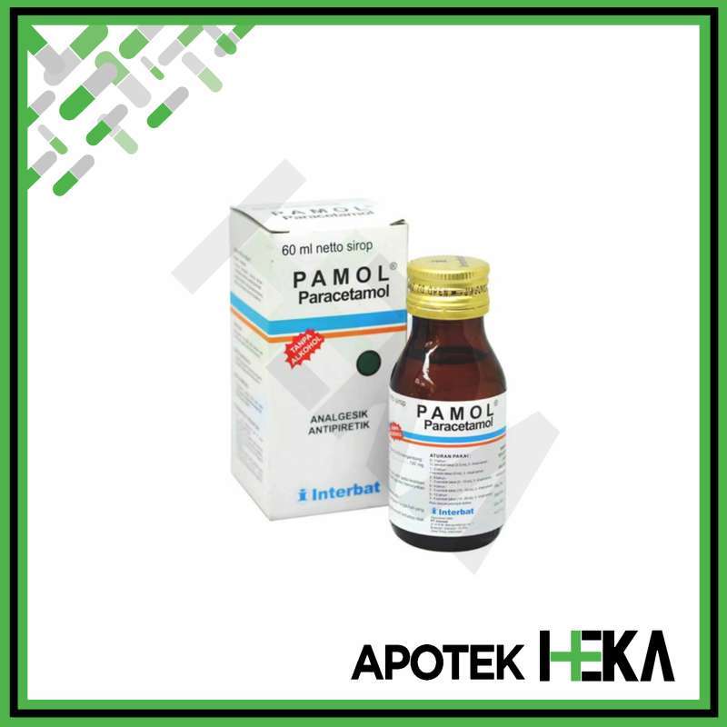 Jual Pamol Syrup Botol 60 Ml - Sirup Demam Anak Di Seller Apotek Heka ...