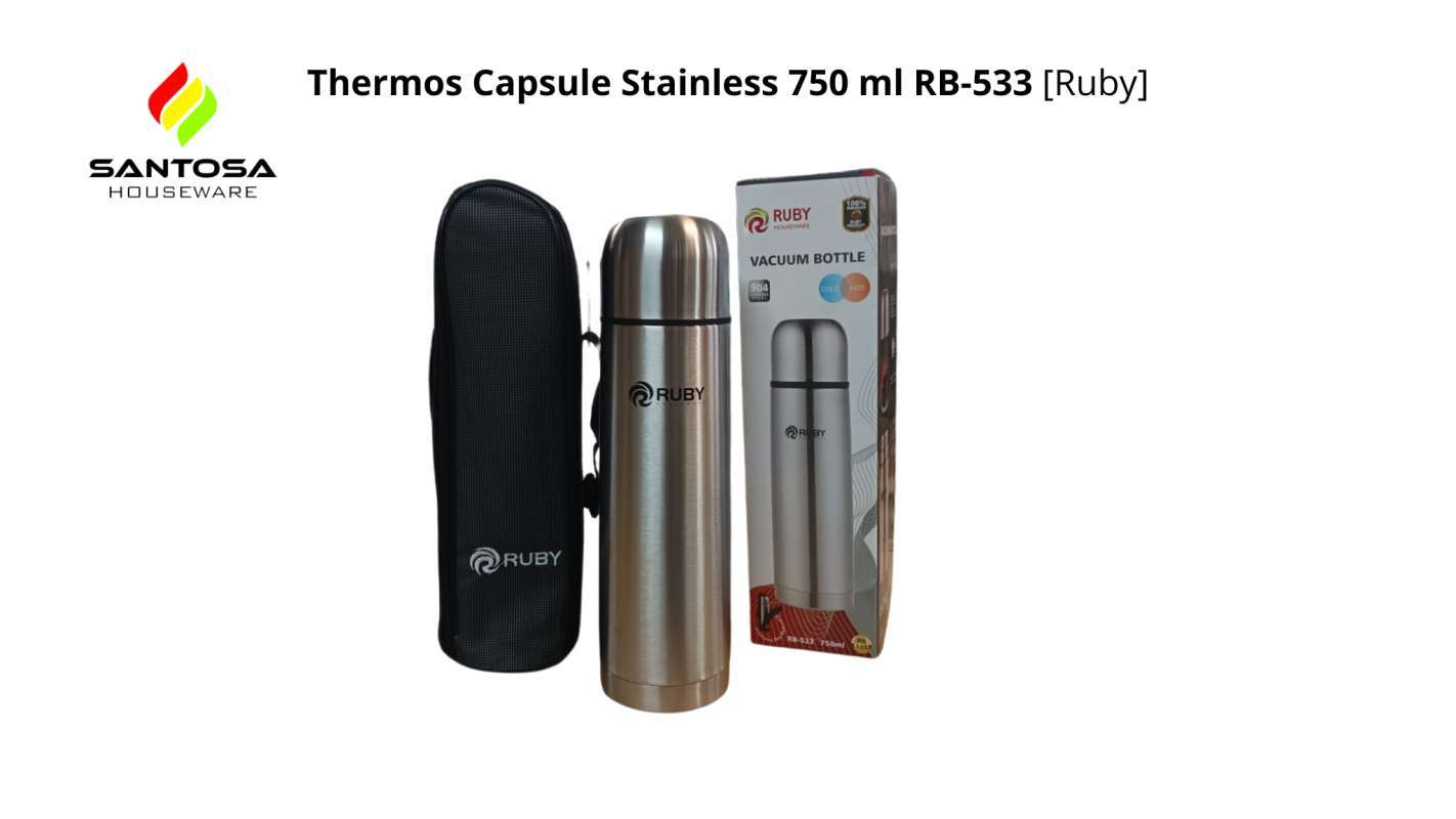 Jual Thermos Termos Capsule Stainless Steel 750ml Rb-533 [ Ruby ] Di ...