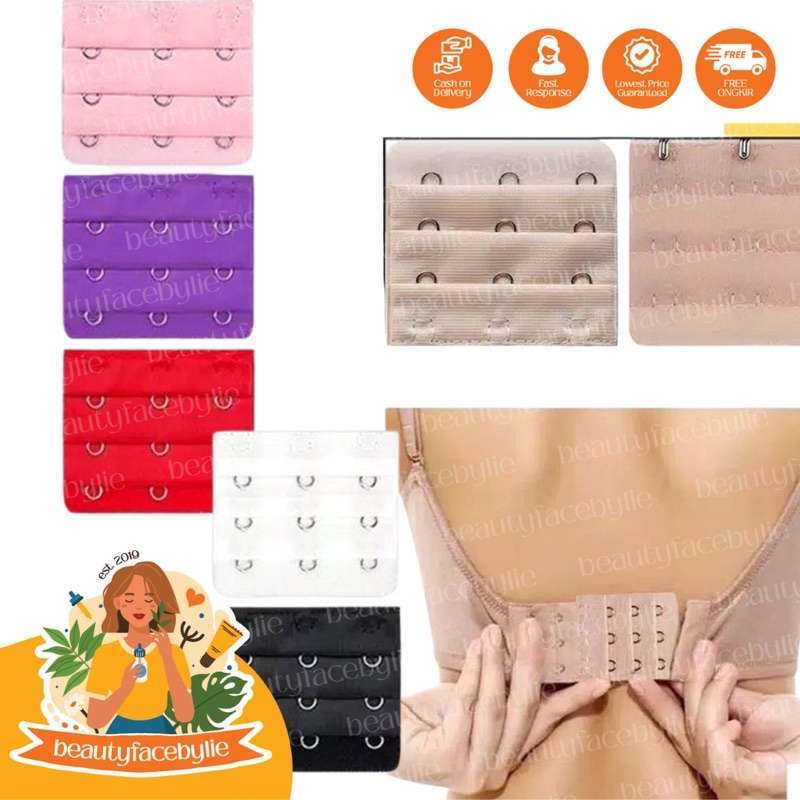 Jual Pengait Bra Tambahan 3 Kait Extension Bra 2 Kait Karet Sambung Bra ... Jual Pengait Bra Tambahan 3 Kait Extension Bra 2 Kait Karet Sambung Bra ...