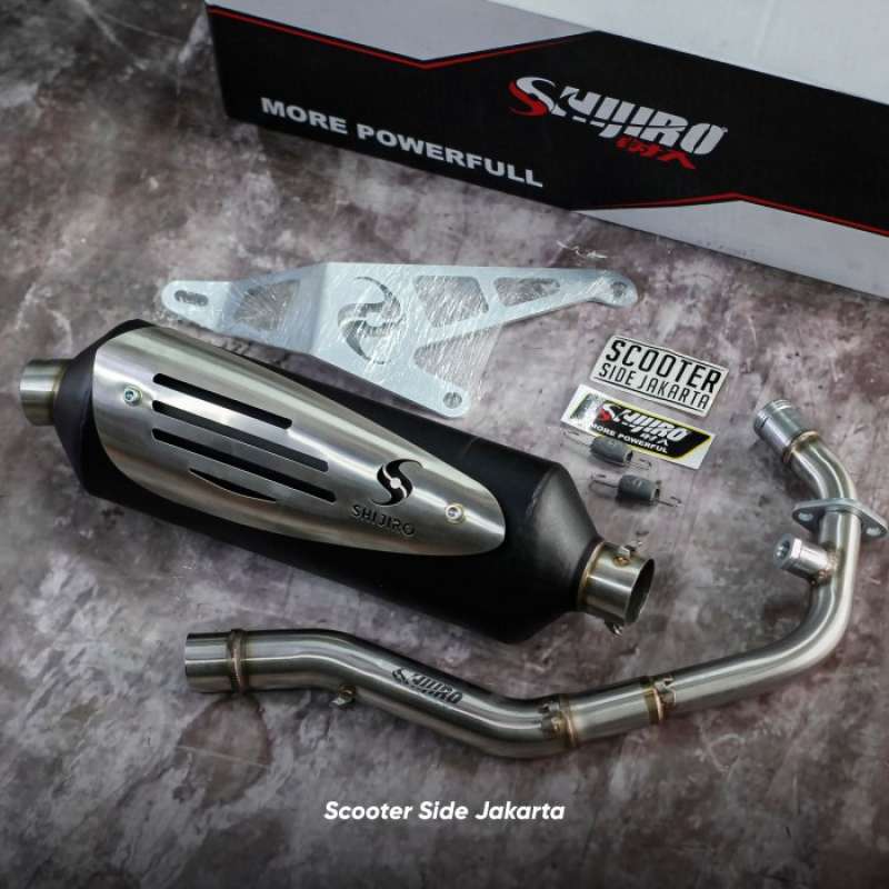 Promo Knalpot Shijiro Standar Racing Inlet 45 Vespa Lx S Primavera ...