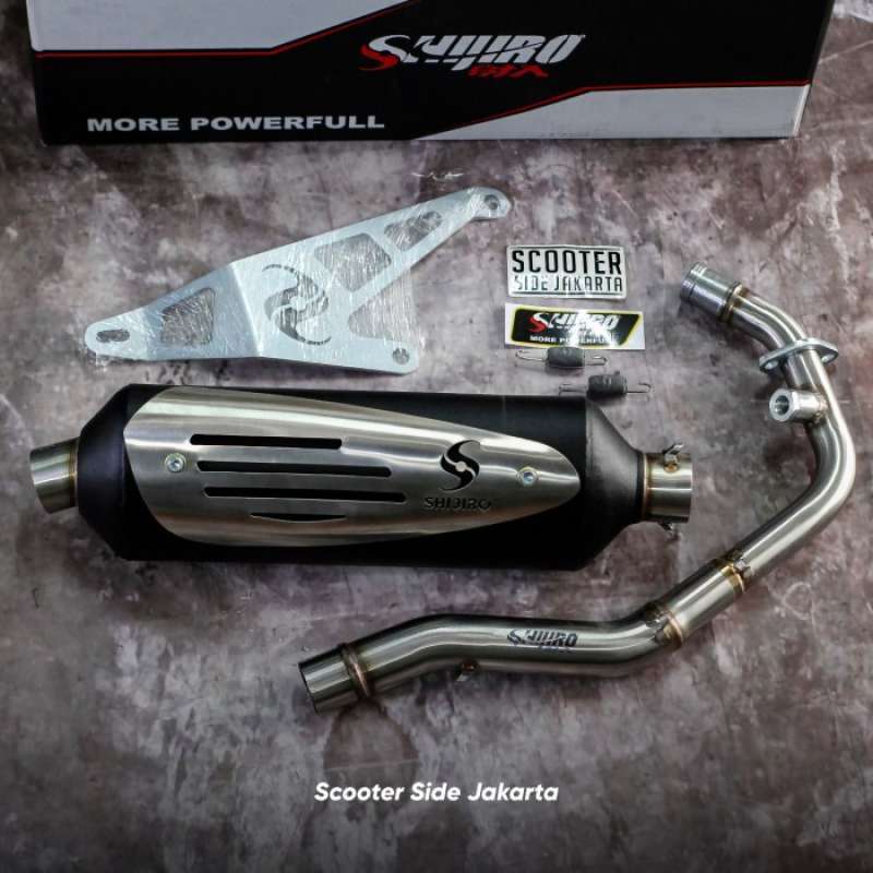 Promo Knalpot Shijiro Standar Racing Inlet 45 Vespa Lx S Primavera ...