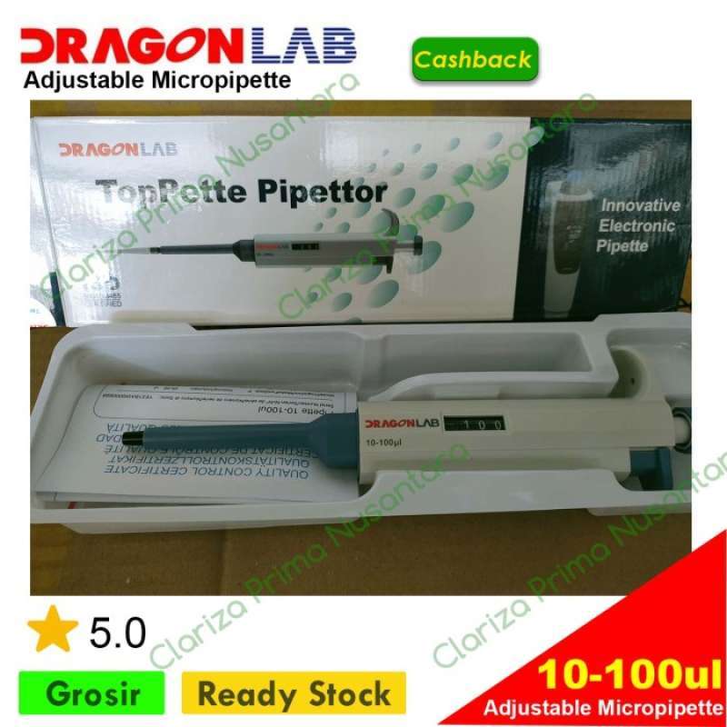Promo Micropipette 10-100 Ul Dragon Lab Mikropipet Adjustable Micropipet Diskon 23% Di Seller ...