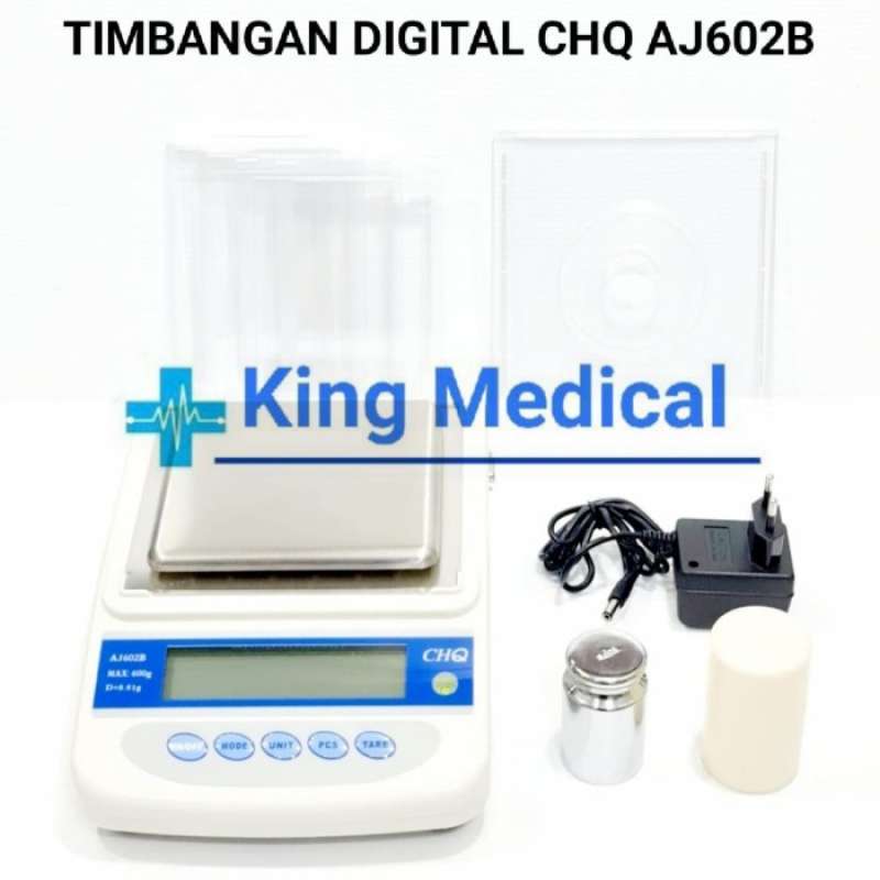Promo Timbangan Air Digital Chq Aj602b Kapasitas 600gr/0.01gr (2 Layar ...