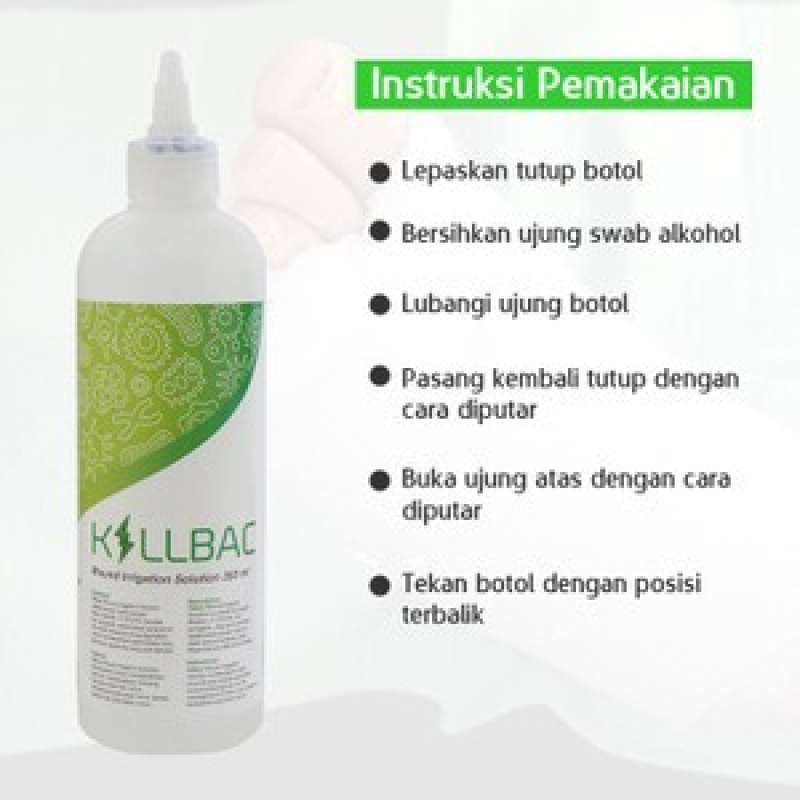 Promo Kalbe Killbac Wound Irrigation Solution 350ml Pembersih Luka ...