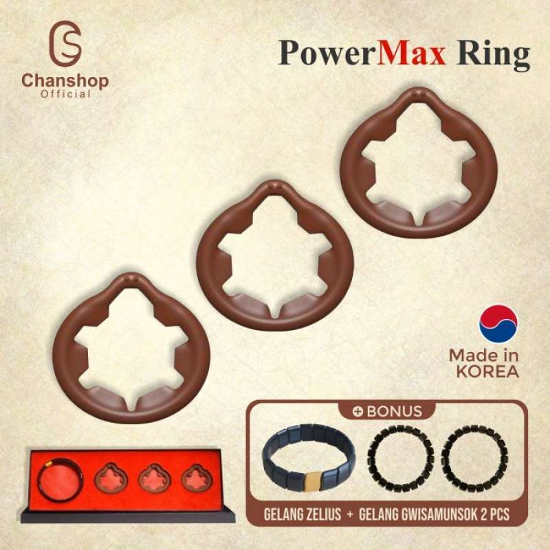 Promo [ready Stock] Powermax Ring - Alat Terapi Kesehatan Vital Pria ...