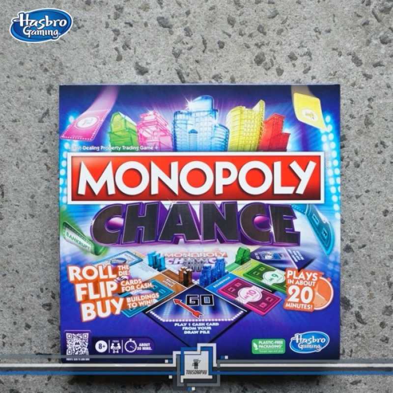 Promo Monopoly Chance Board Game Hasbro Gaming Monopoli Diskon 23% Di ...