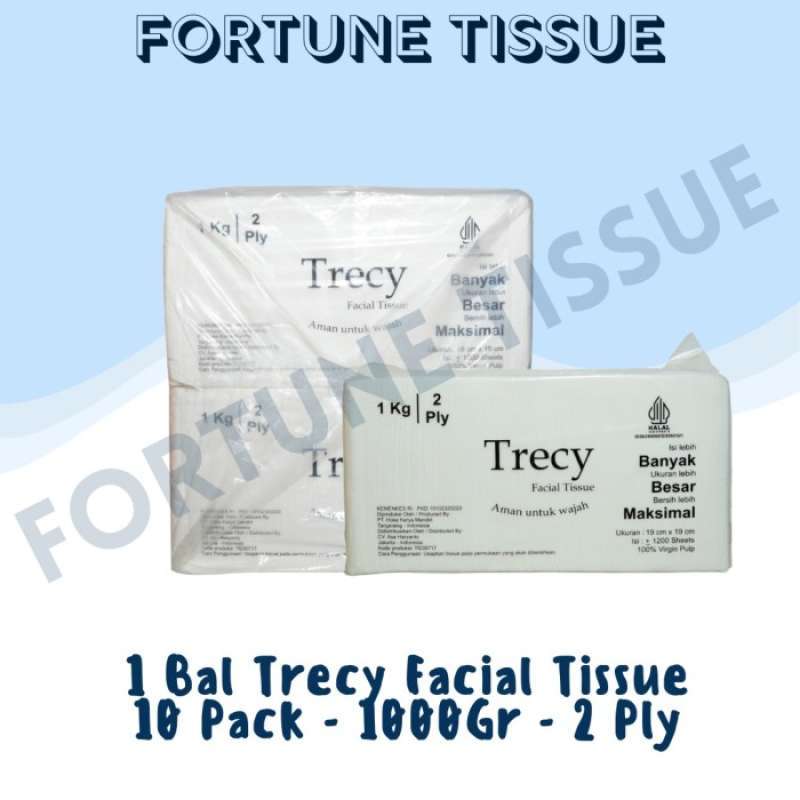 Promo 1 Bal Tisu Tissue Facial Pulp Isi 10 Pack Tissue 1000 Gram Merk ...