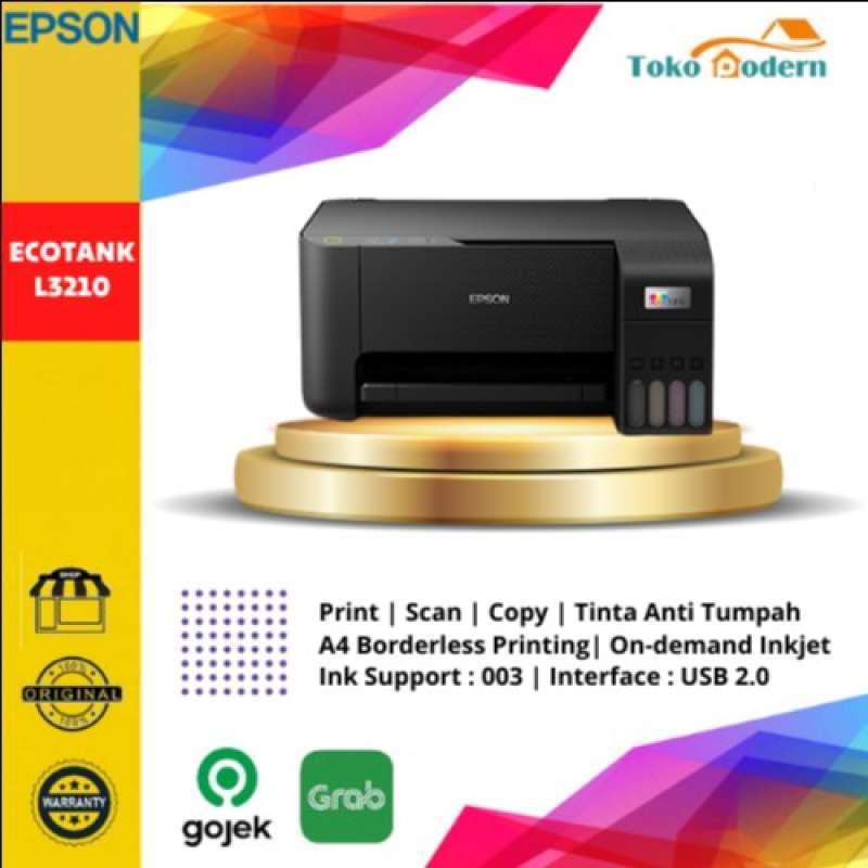 Promo Printer L3210 All In One Tank Printer Resmi Diskon 23% Di Seller ...