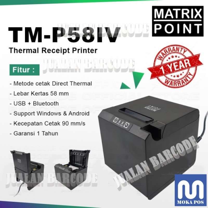 Promo Printer Thermal Matrix Point Tm-p58ii | Tm-p 58ii Usb Manual ...