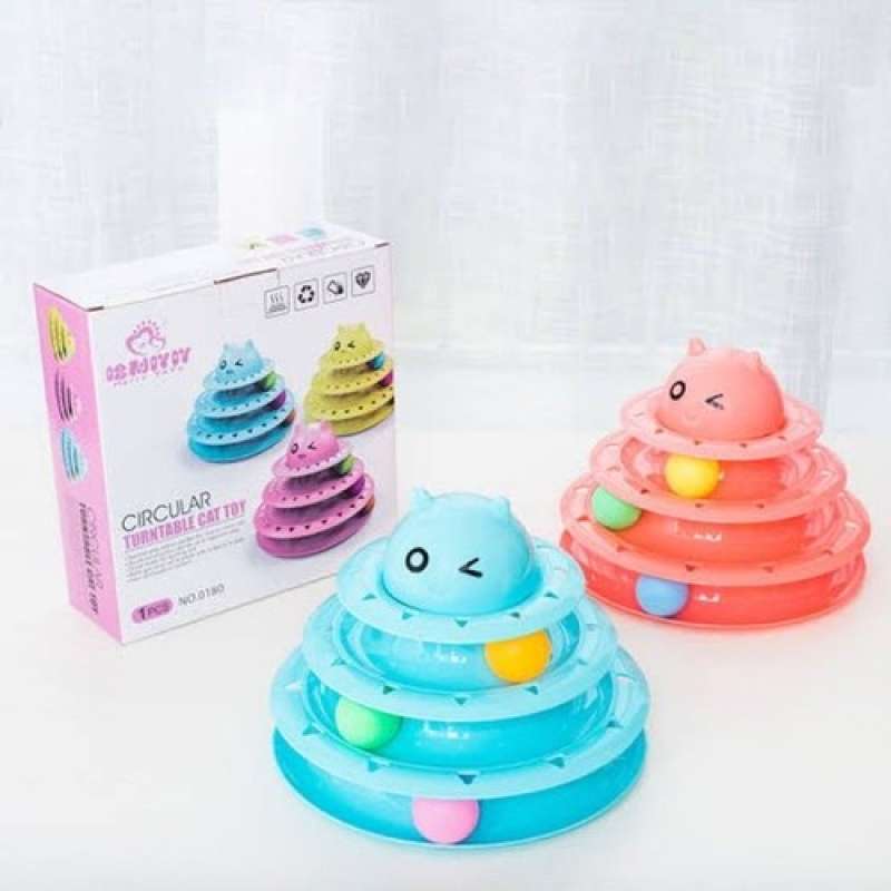 Jual Mainan Kucing Circular Turntable / Cat Toy - Hijau Di Seller ...