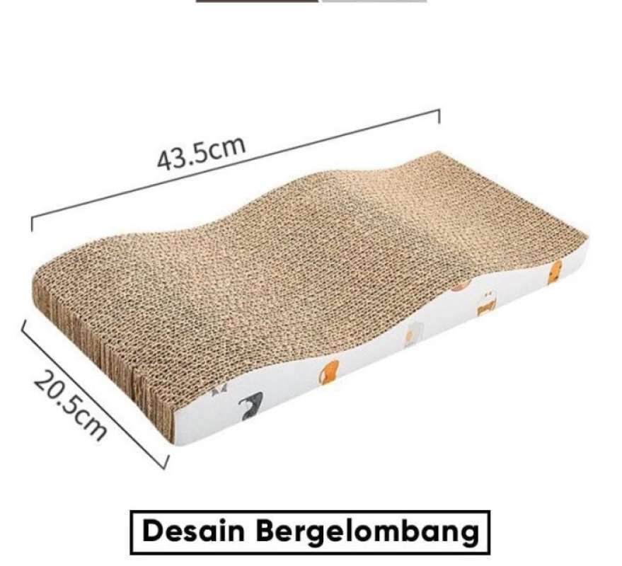 Jual Papan Garuk Kucing Mainan Cat Scratch Board Extra Tebal Garukan ...